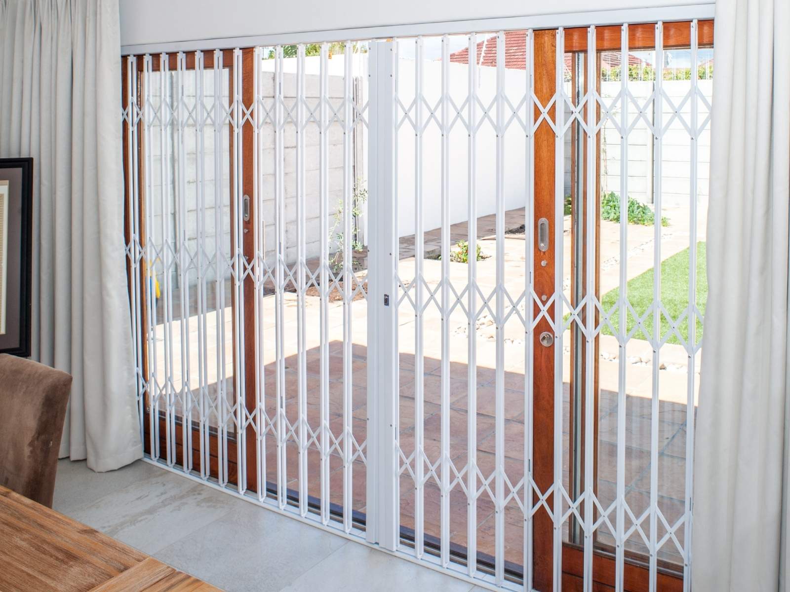 Trellis Door Security Gate With Patented Slam Lock For Sale